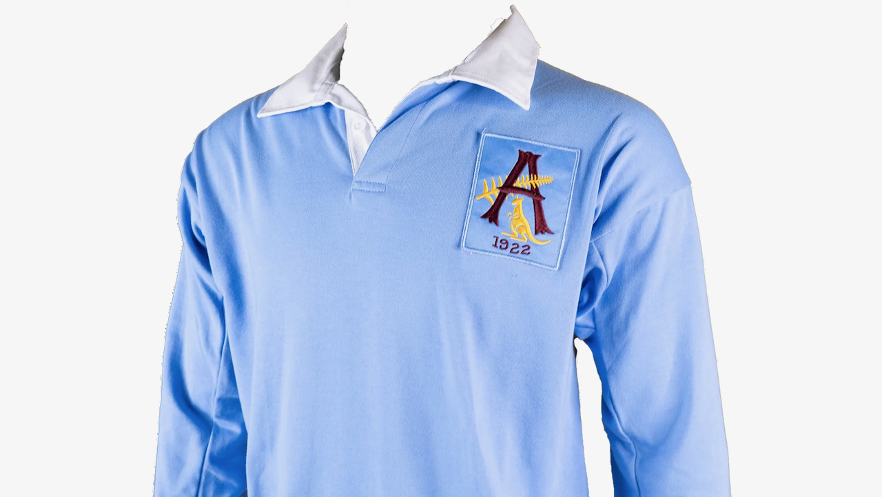 Why Australia's first international kit was sky blue & maroon | Socceroos