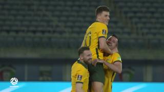Ajdin Hrustic's highlights on Socceroos starting debut | Australia v ...